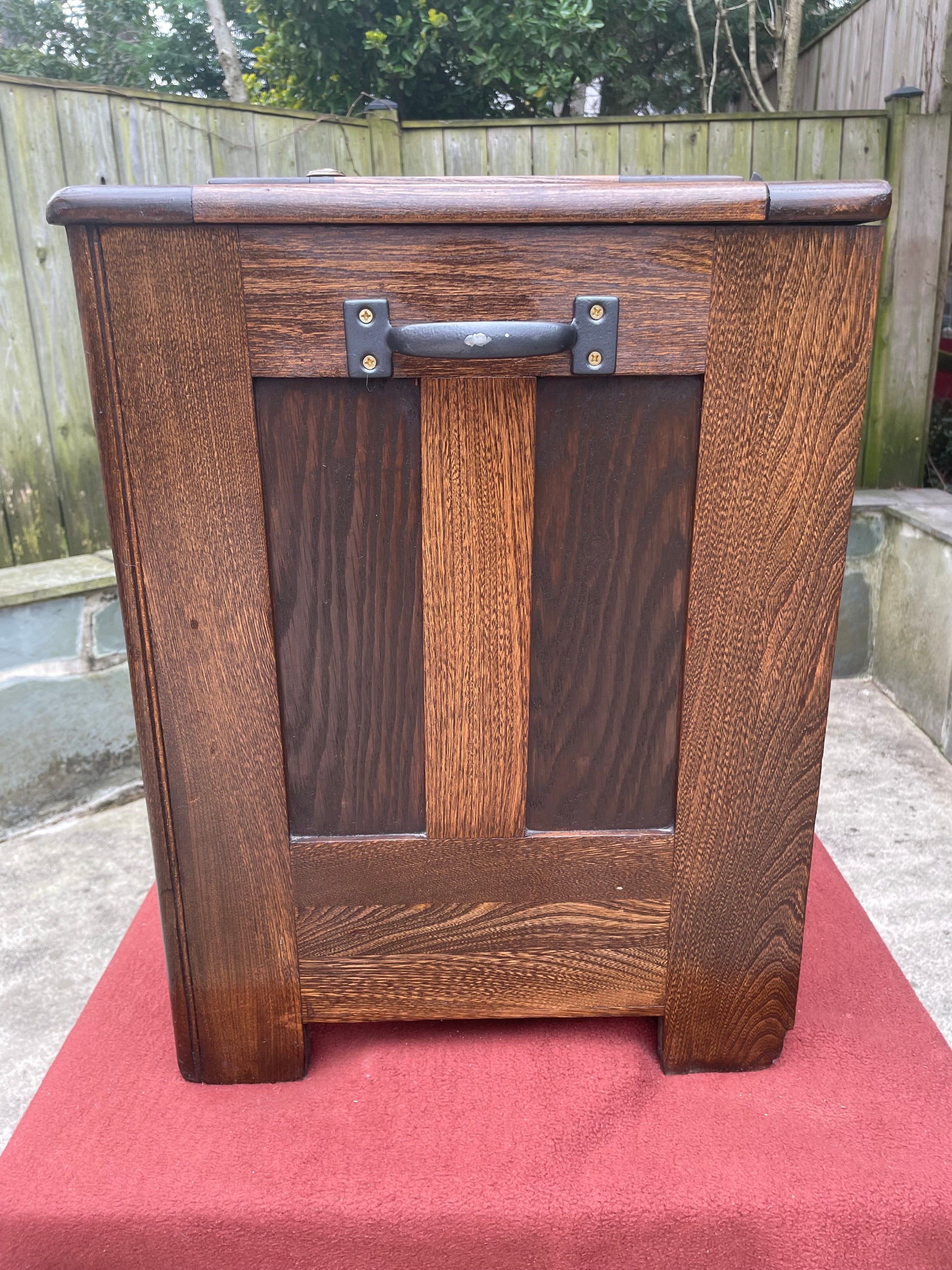 Antique Mission Oak Ice Chest - Etsy