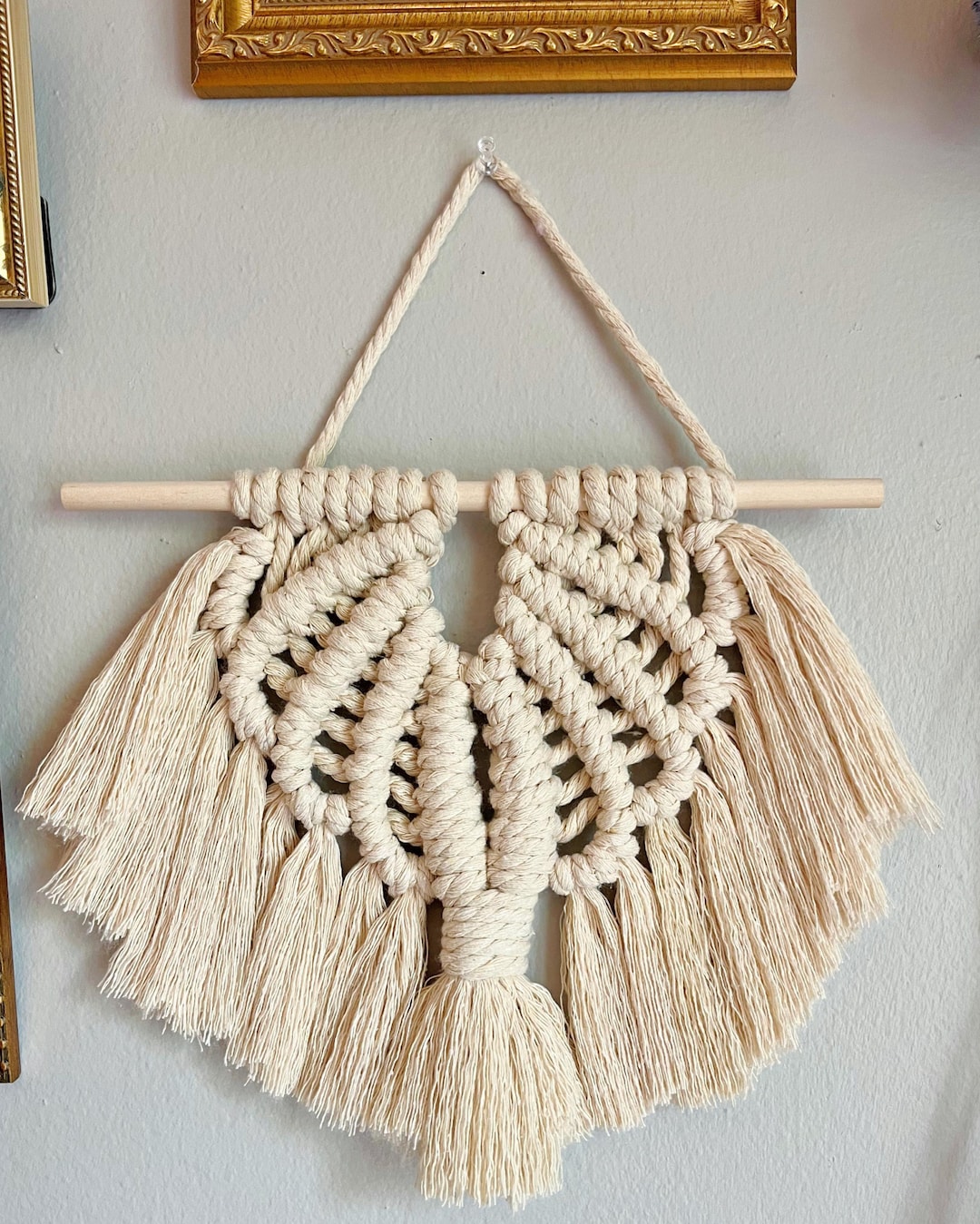 Scallop Shell Macrame Wall Hanging - Etsy
