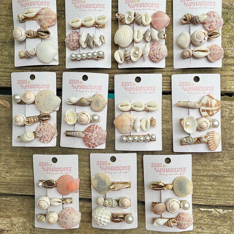 Seashell Hair Clip - Etsy