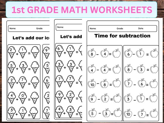 Grade 1 Math Worksheets Download