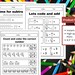 Grade 1 Math Worksheets Bundle Subtraction, Addition, Coding, Coloring ...