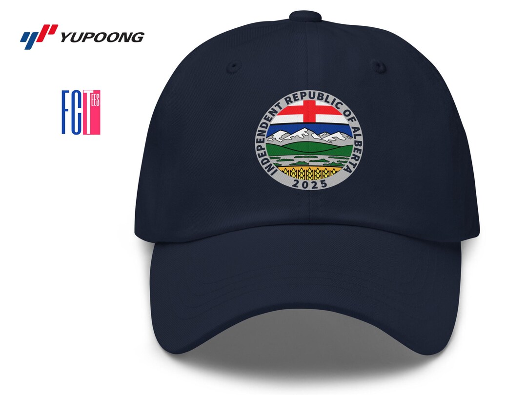 Republic of Alberta Hat, Cotton Twill Dad Hat - Etsy