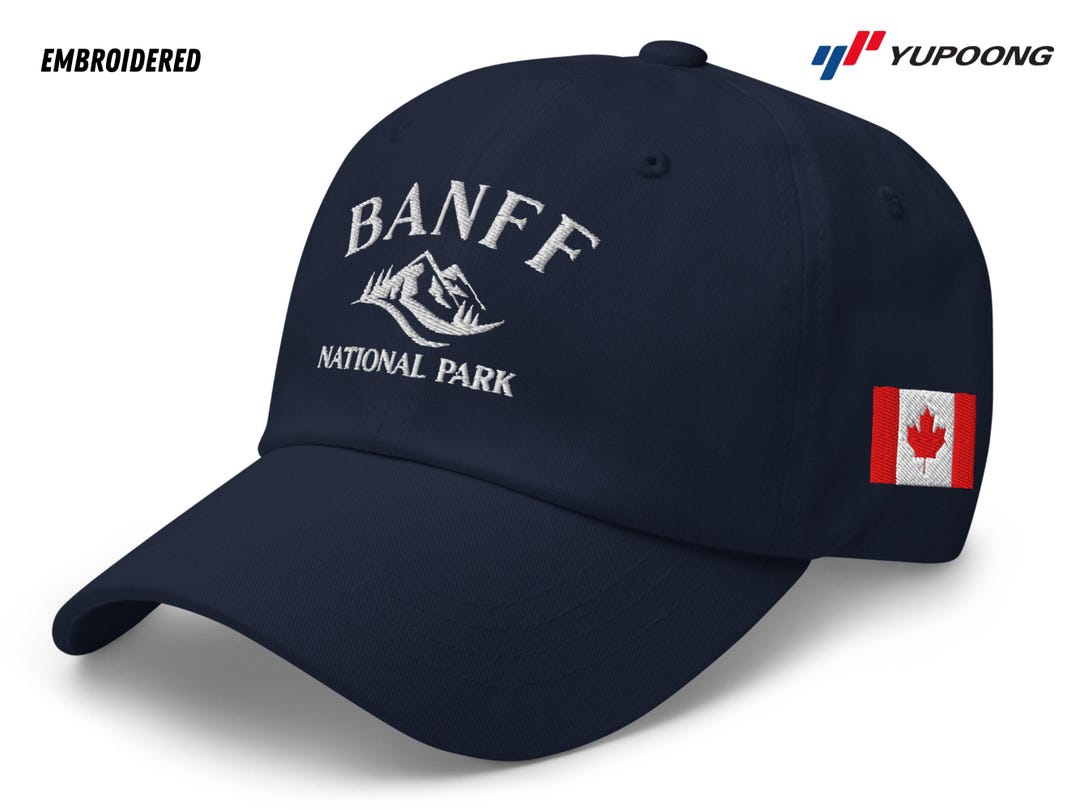 Embroidered Banff National Park Cap: Nature Tour Hat - Etsy
