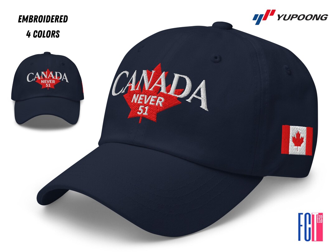 Embroidered Canada Hat for Men for Women, Never 51, Its Not for Sale ...