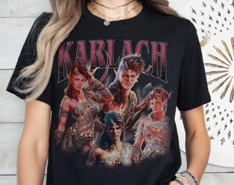 Limited Karlach Black Metal Vintage T-shirt, Gift for Women and Man ...