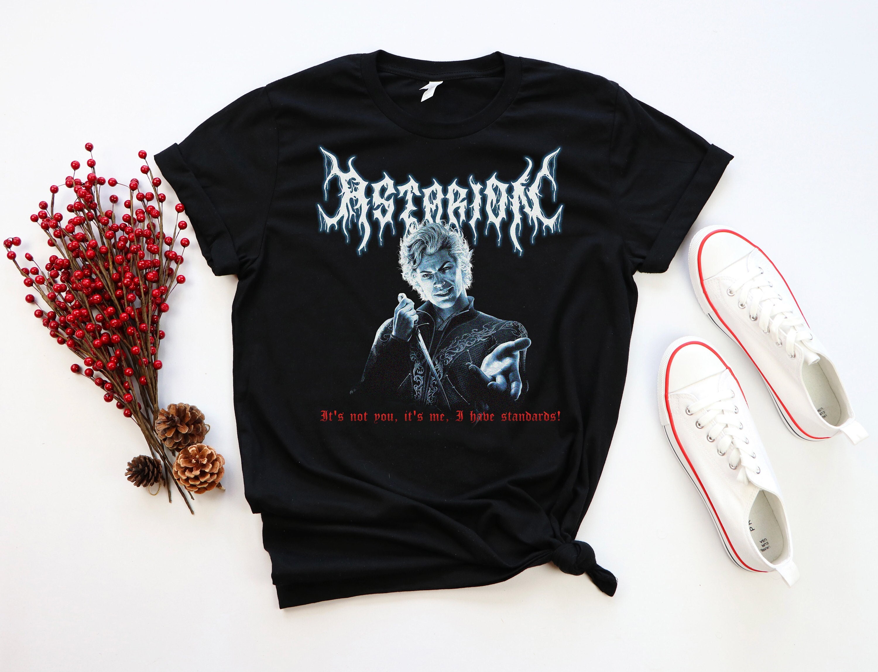 Streetwear Astarion Baldurs Gate 3 Gothic Style Vintage Astarion T ...