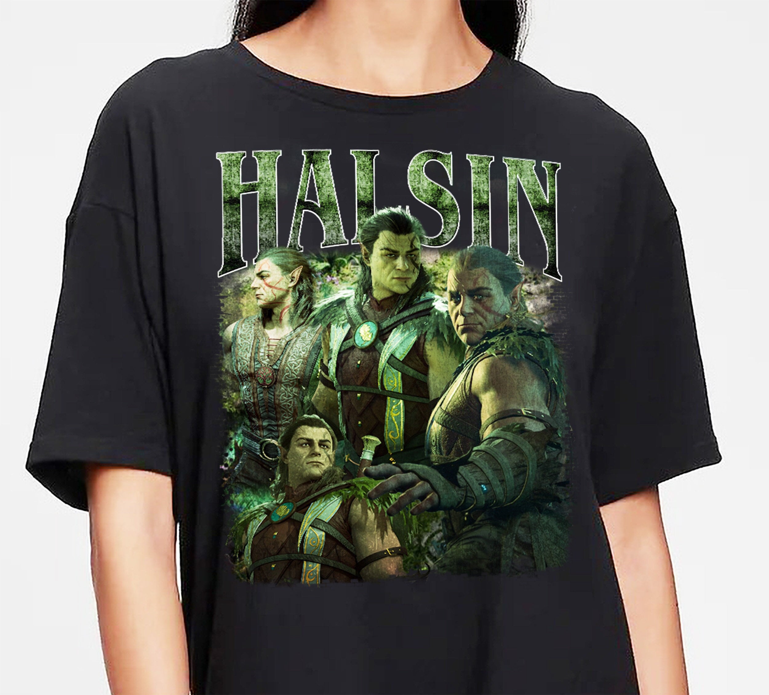 Streetwear Halsin Baldurs Gate 3 Vintage T-shirt, Halsin Shirt - Etsy
