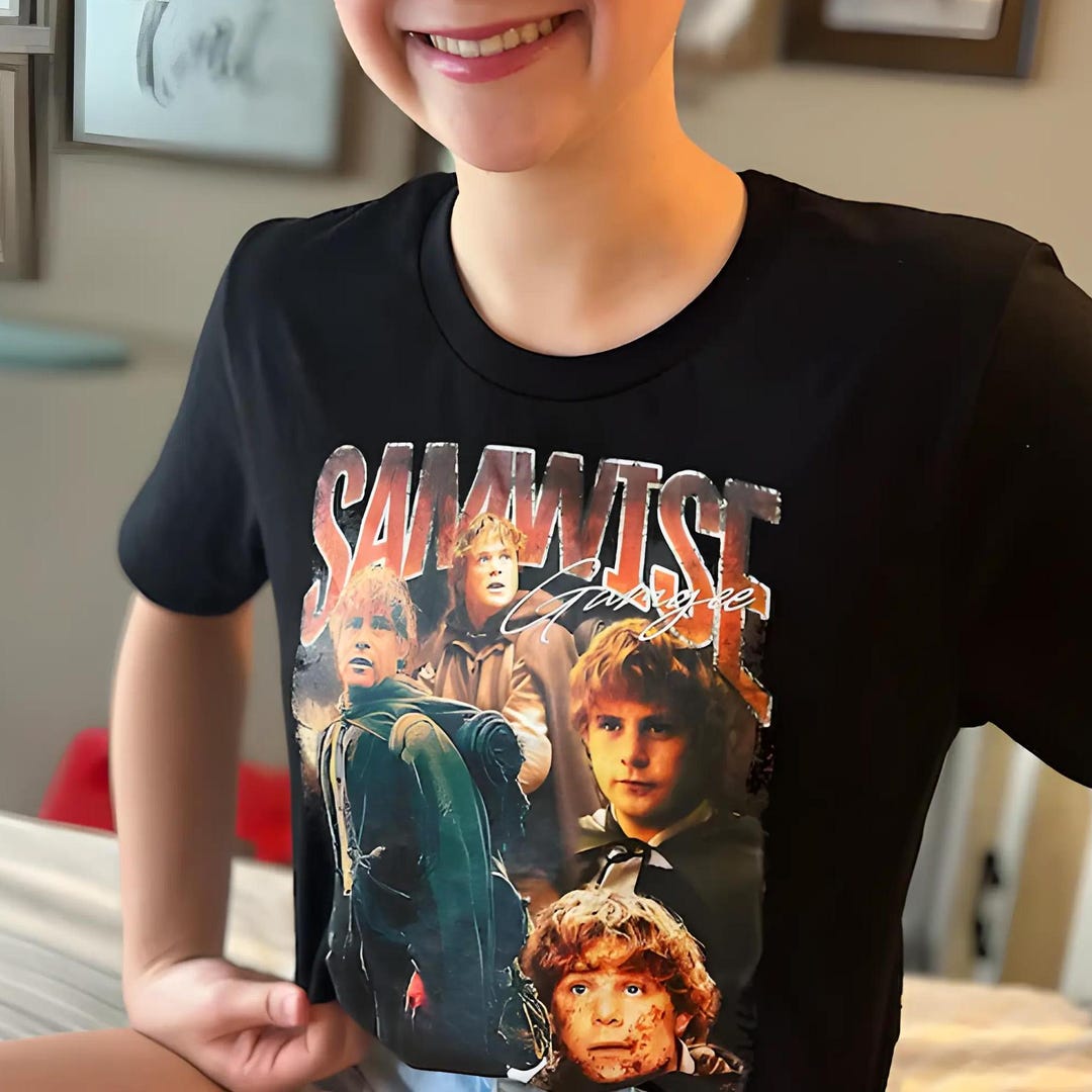 Streetwear Samwise Gamgee Shirt, Unisex Samwise Gamgee Vintage T-shirt ...