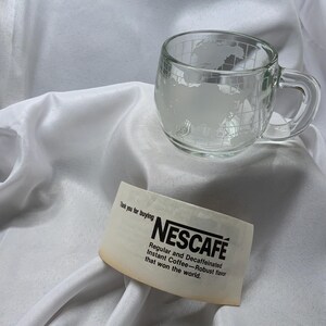 Nescafé Glass World Coffee Mug - Etsy