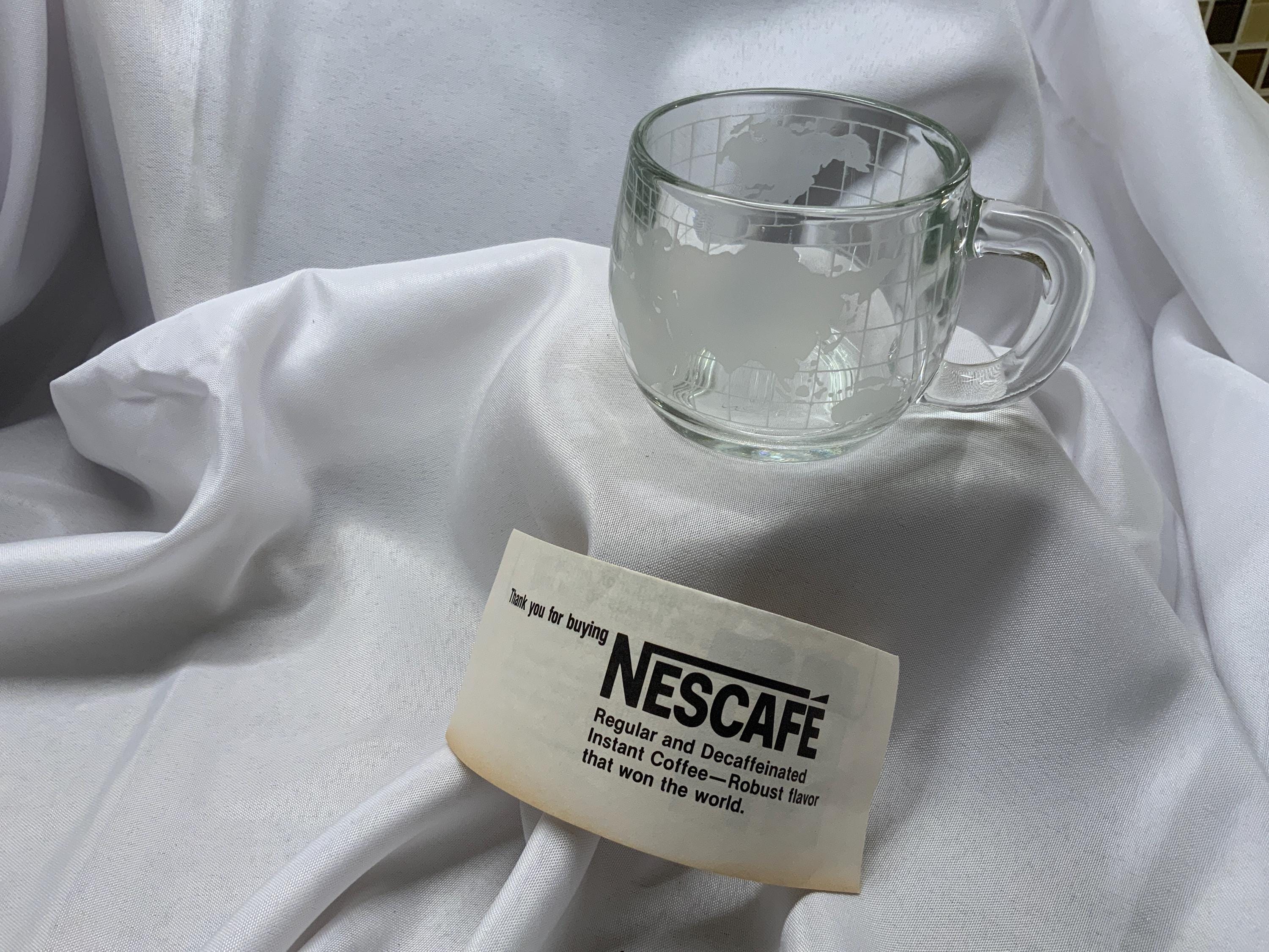 Nescafé Glass World Coffee Mug - Etsy