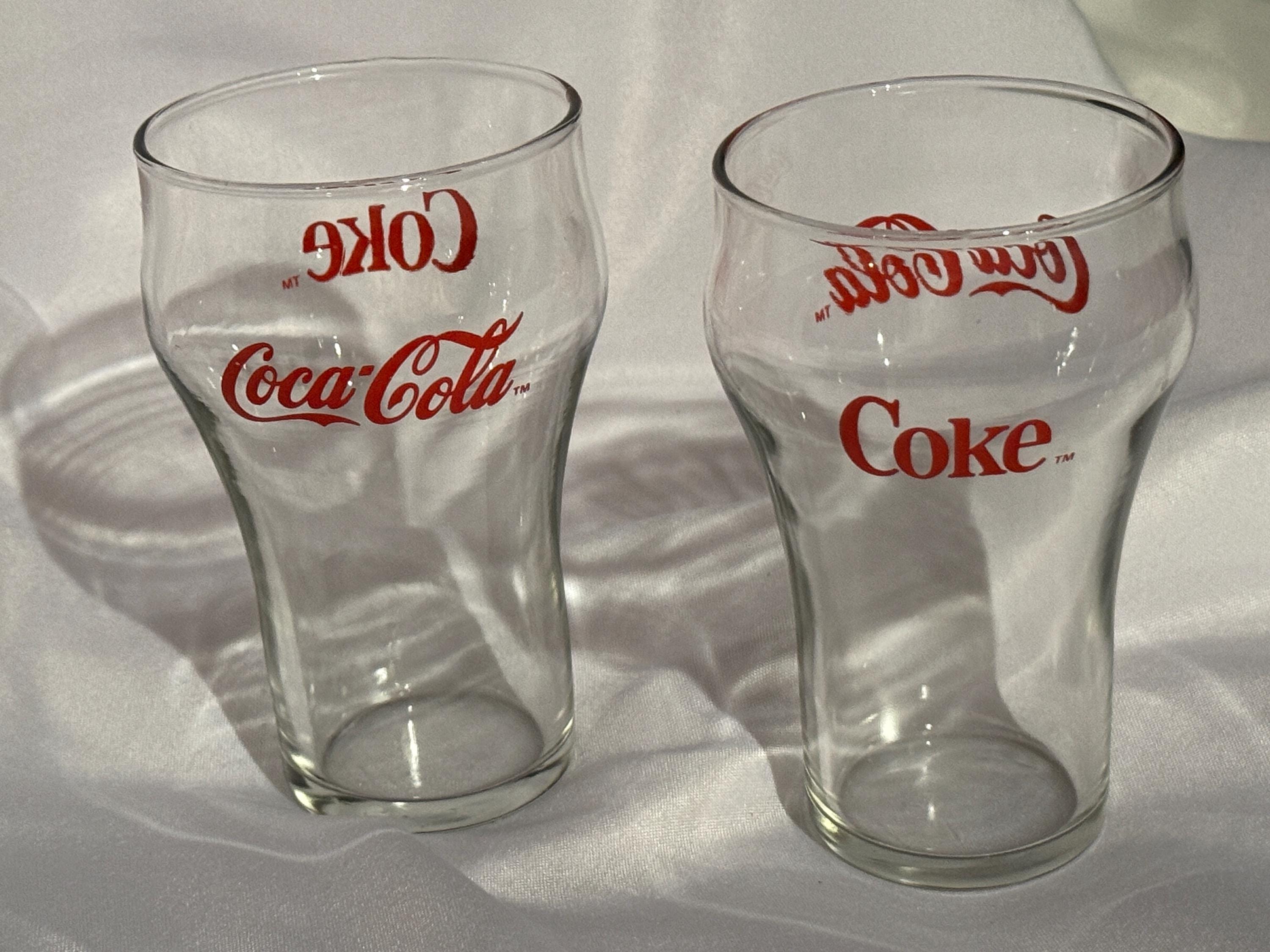 Coca Cola Vintage Glassware - Etsy