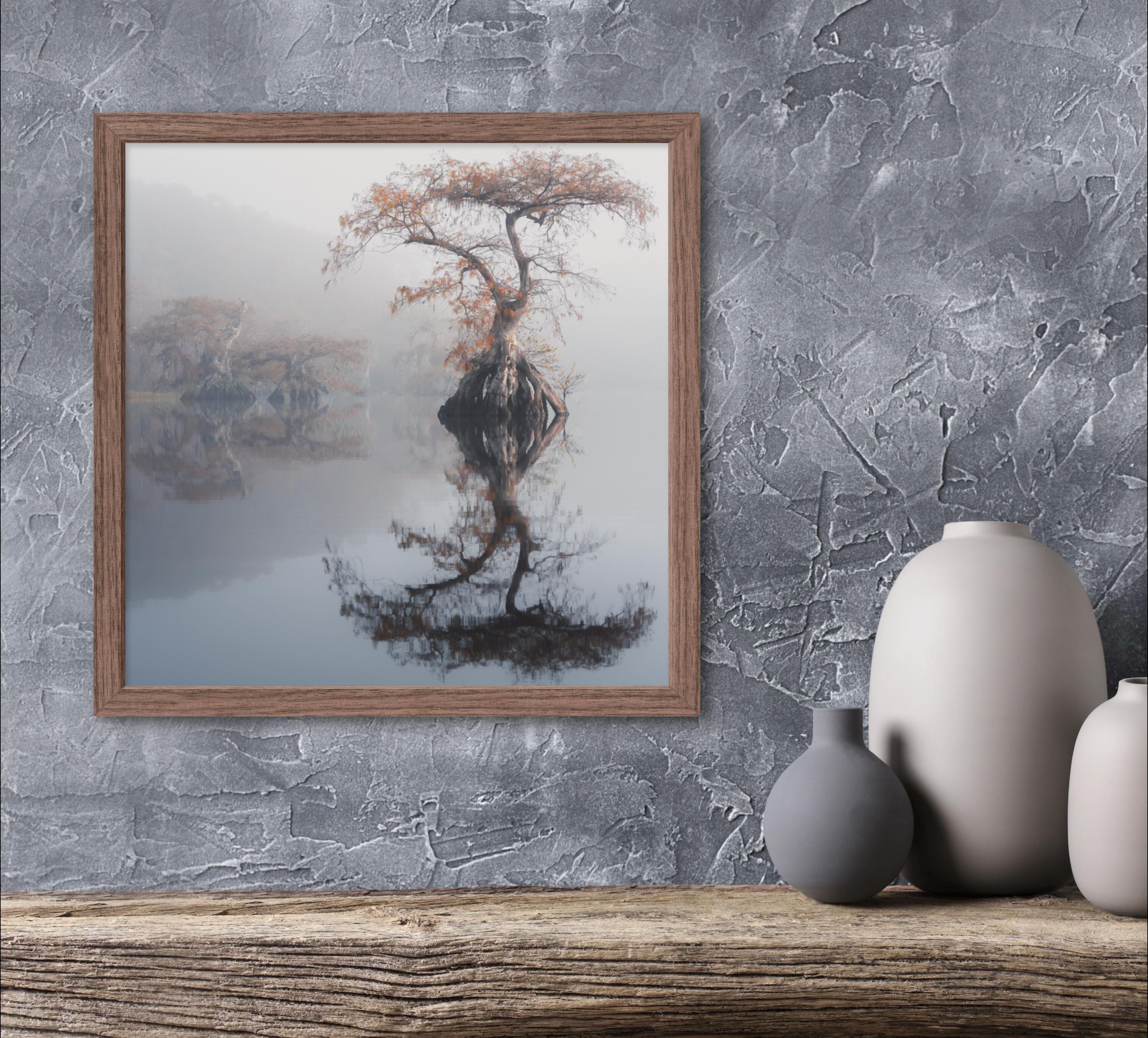 Cypress Reflections: Nature-inspired Wall Art - Etsy