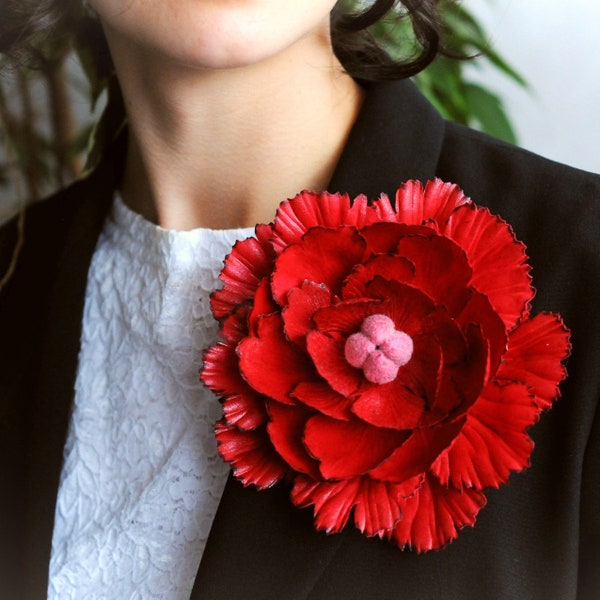 Flower Lapel Pin - Etsy