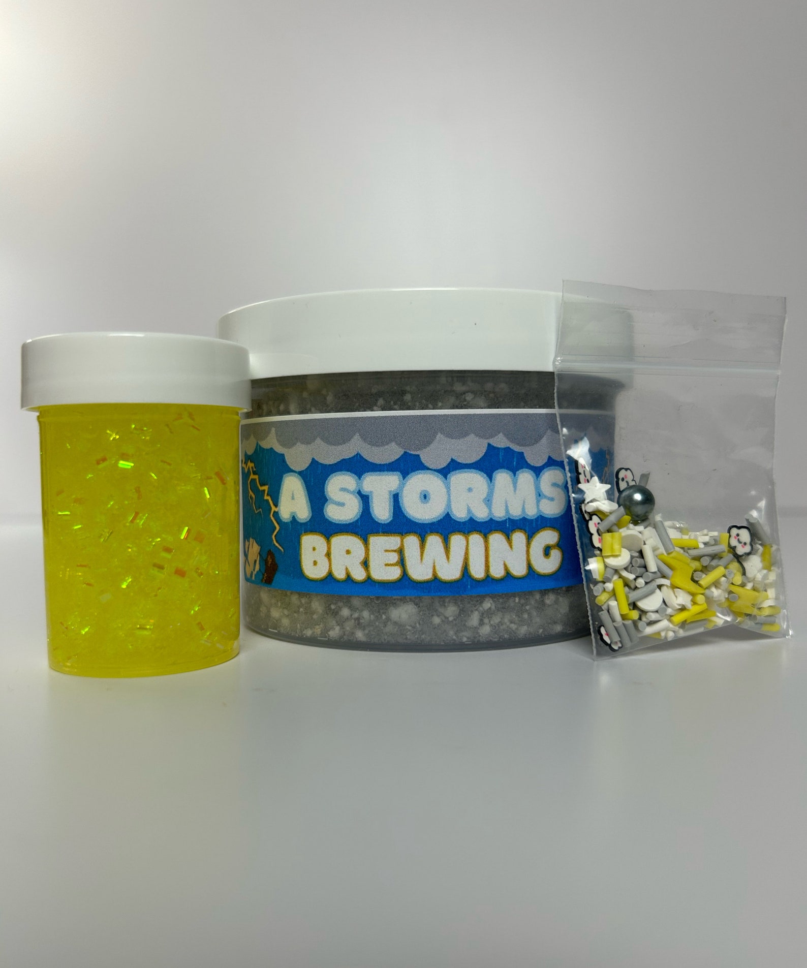 A Storms Brewing Slime, Crunchy Slime, Fluffy Butter Slime, Unique ...