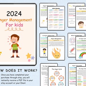 Kids Anger Management Activities Book, Children's Emotions Workbook ...