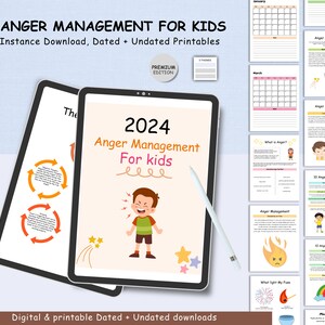 Kids Anger Management Activities Book, Children's Emotions Workbook ...