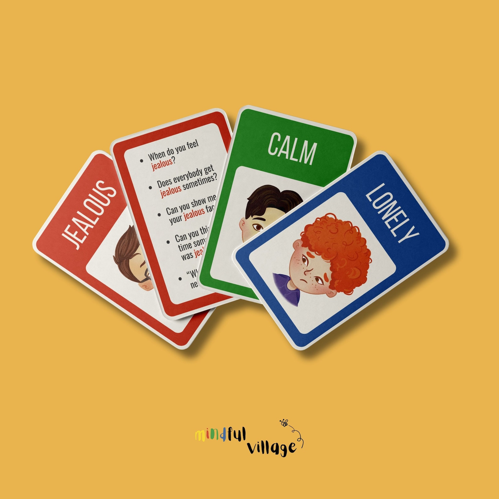 My Feelings Cards | Questions for Emotional Regulation | Mindful ...