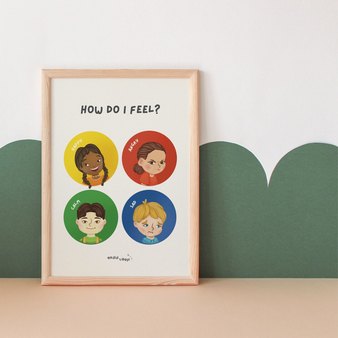 Colourful Emotions Poster for Kids 2 Mindful Village Building Emotional ...