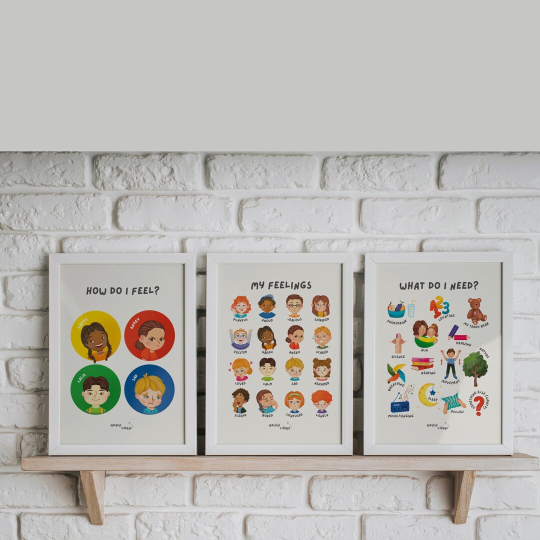Calm Down Corner Posters | Mindful Village - Etsy