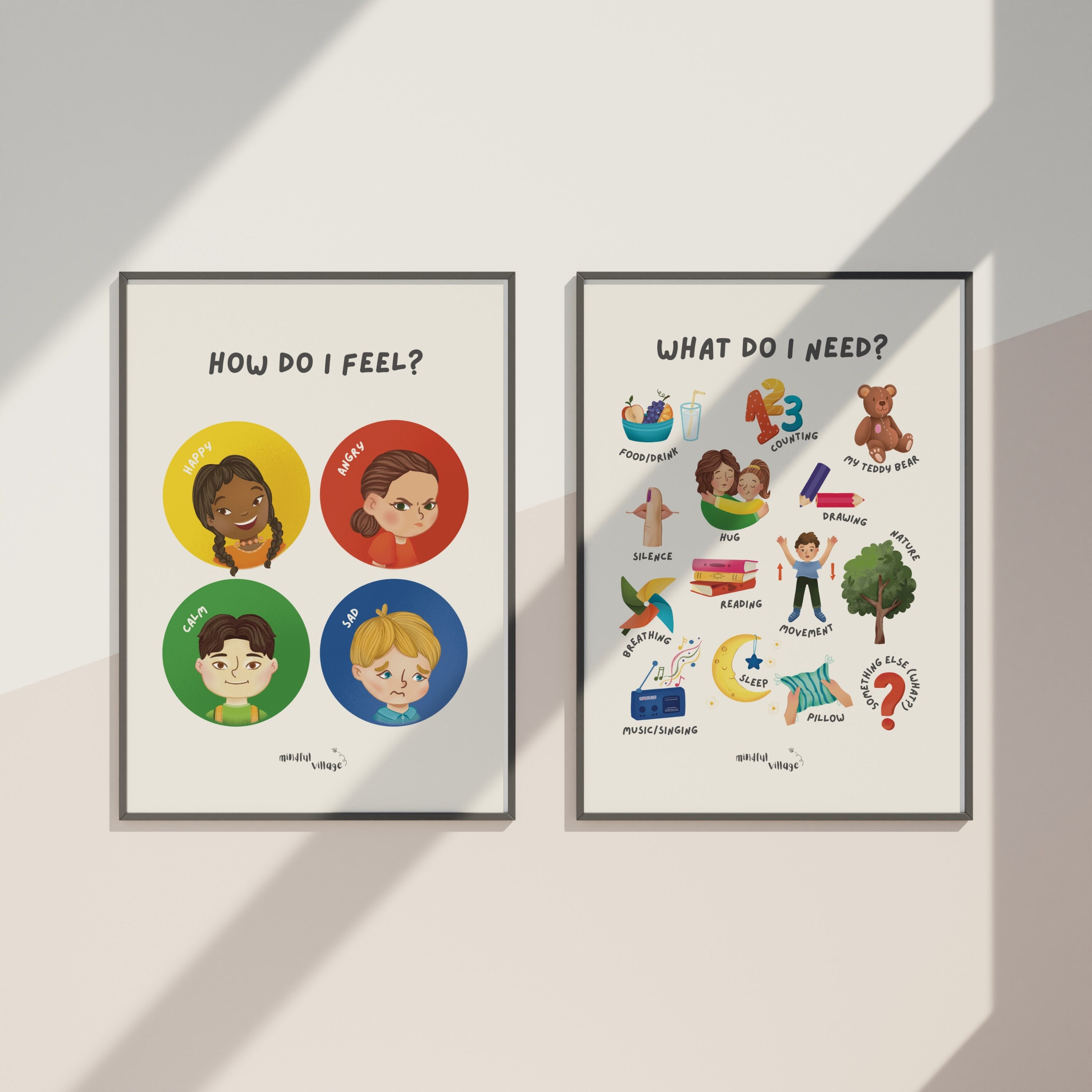 Emotional Intelligence Posters for Kids Set of 2 - Etsy