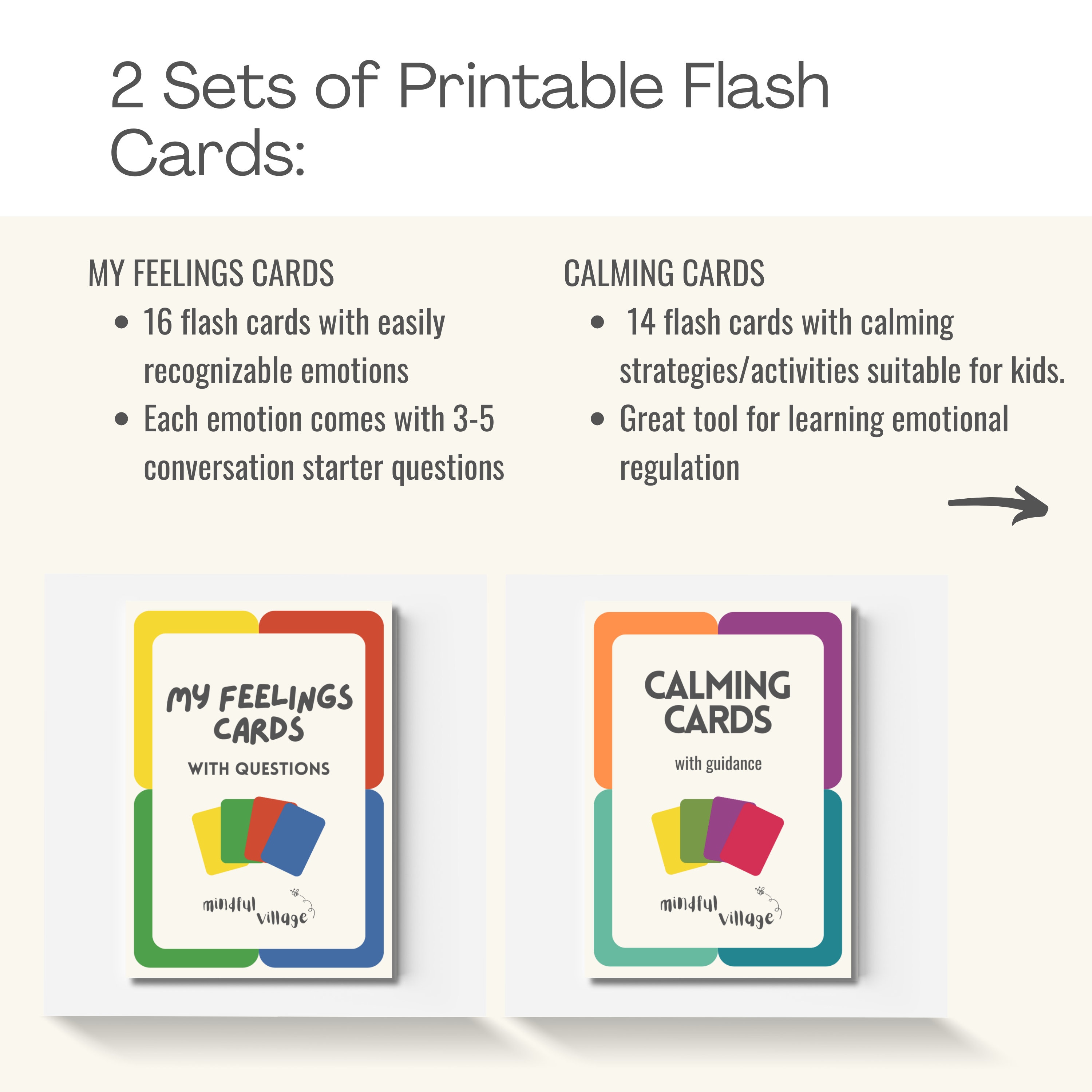 Calming Corner Bundle Printable Posters & Flash Cards | Mindful Village ...