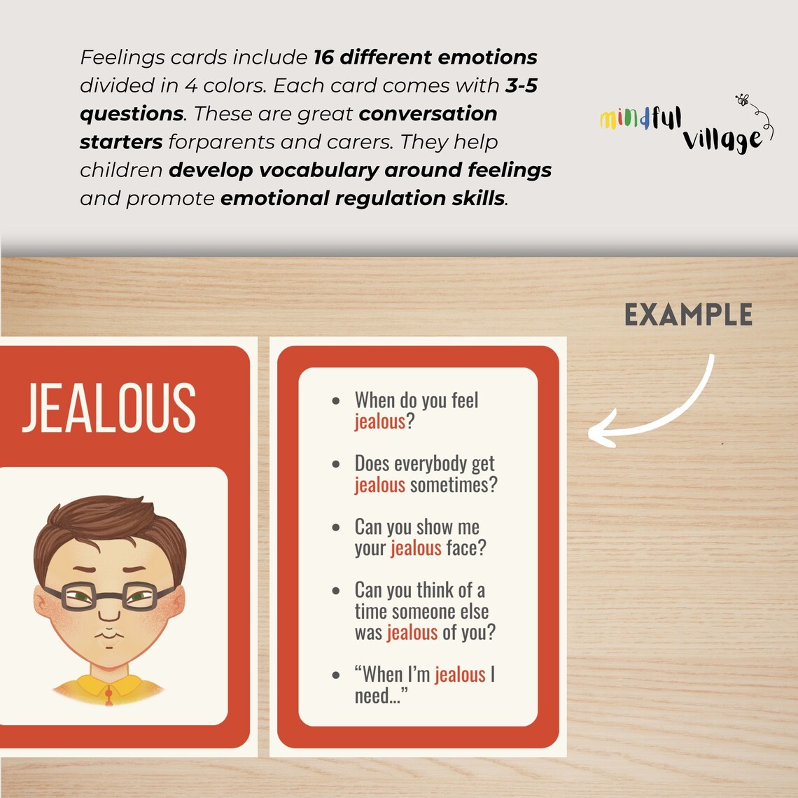 My Feelings Cards | Questions for Emotional Regulation | Mindful ...