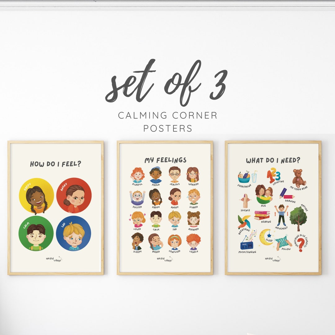 Calming Corner Posters | Mindful Village - Etsy