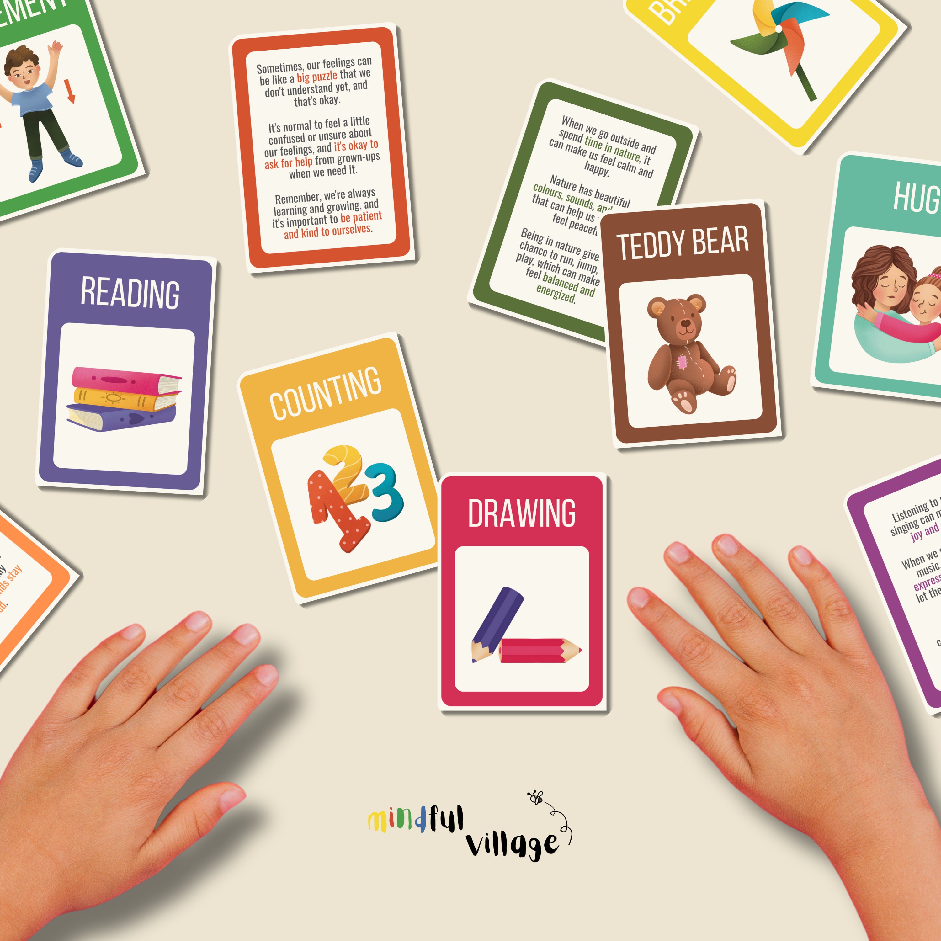 Printable Calming Strategies Bundle | Poster + Flash Cards | Mindful ...