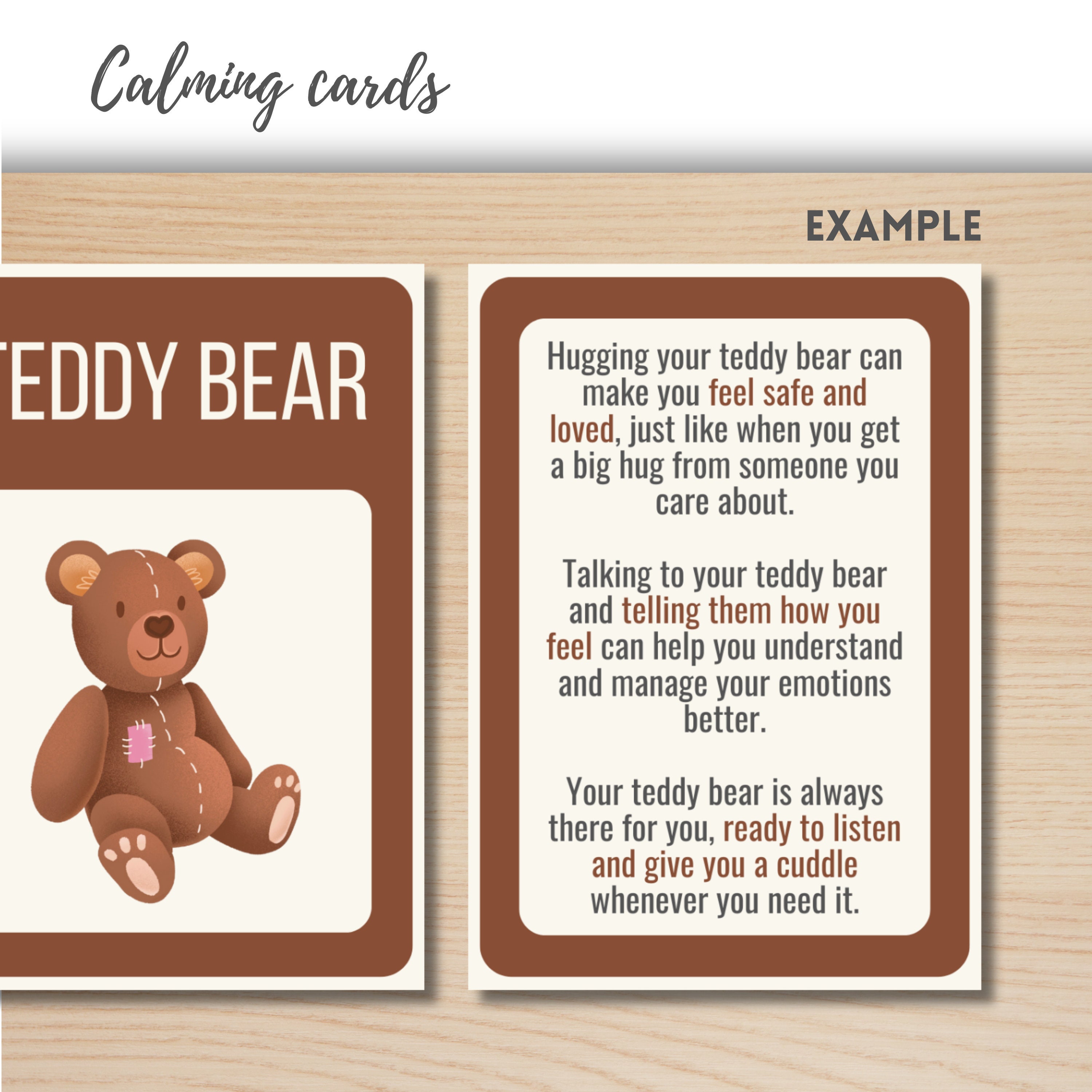 Calming Corner Bundle Printable Posters & Flash Cards | Mindful Village ...