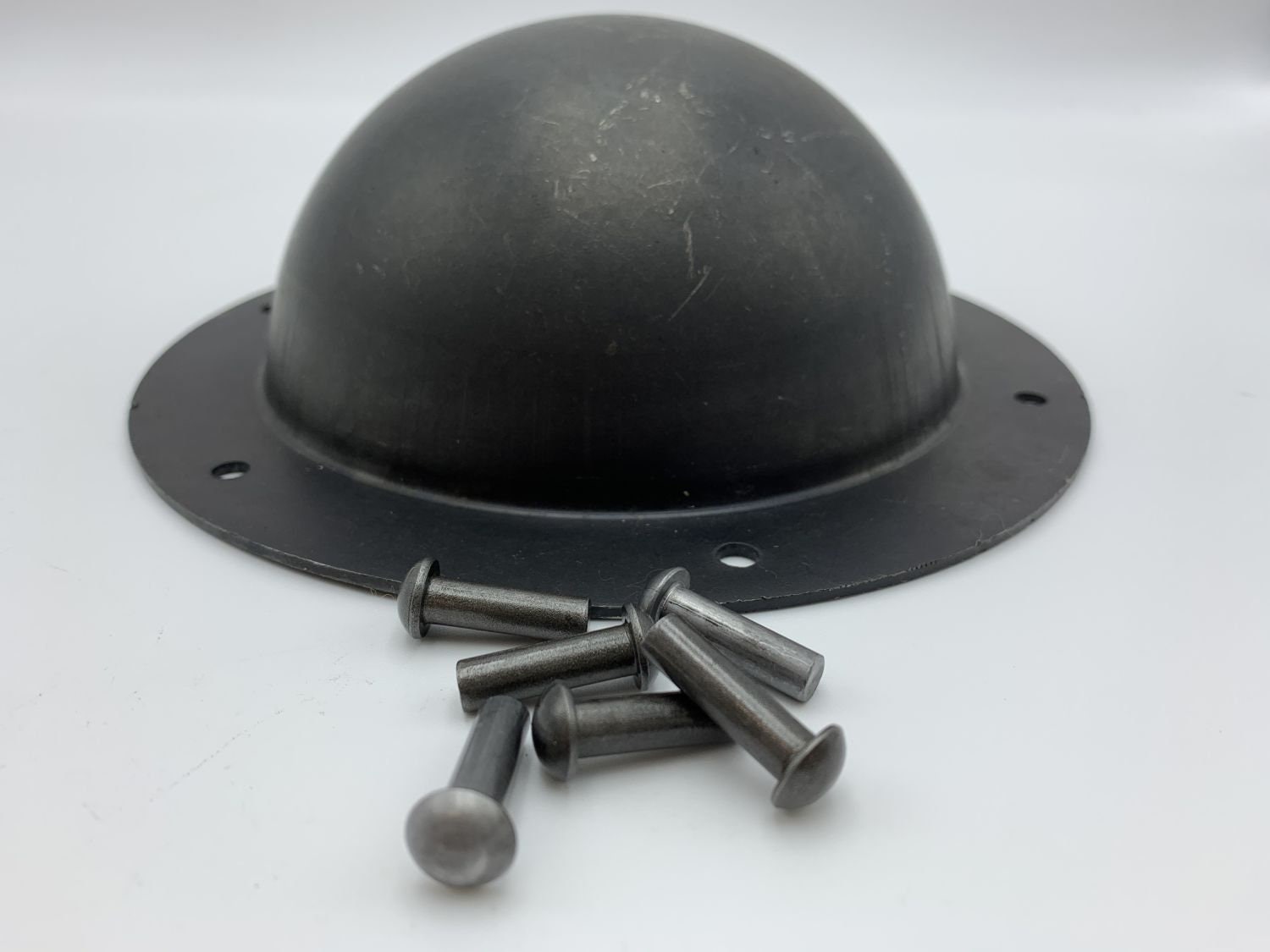 Simple Shield Boss With a Large Curvature. Burnished - Etsy