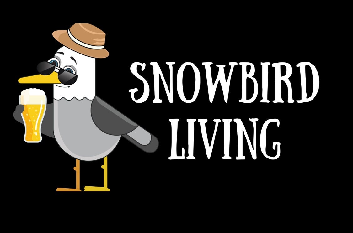 Window Sticker Decal Snowbird Living Represent Your Lifestyle on Your ...