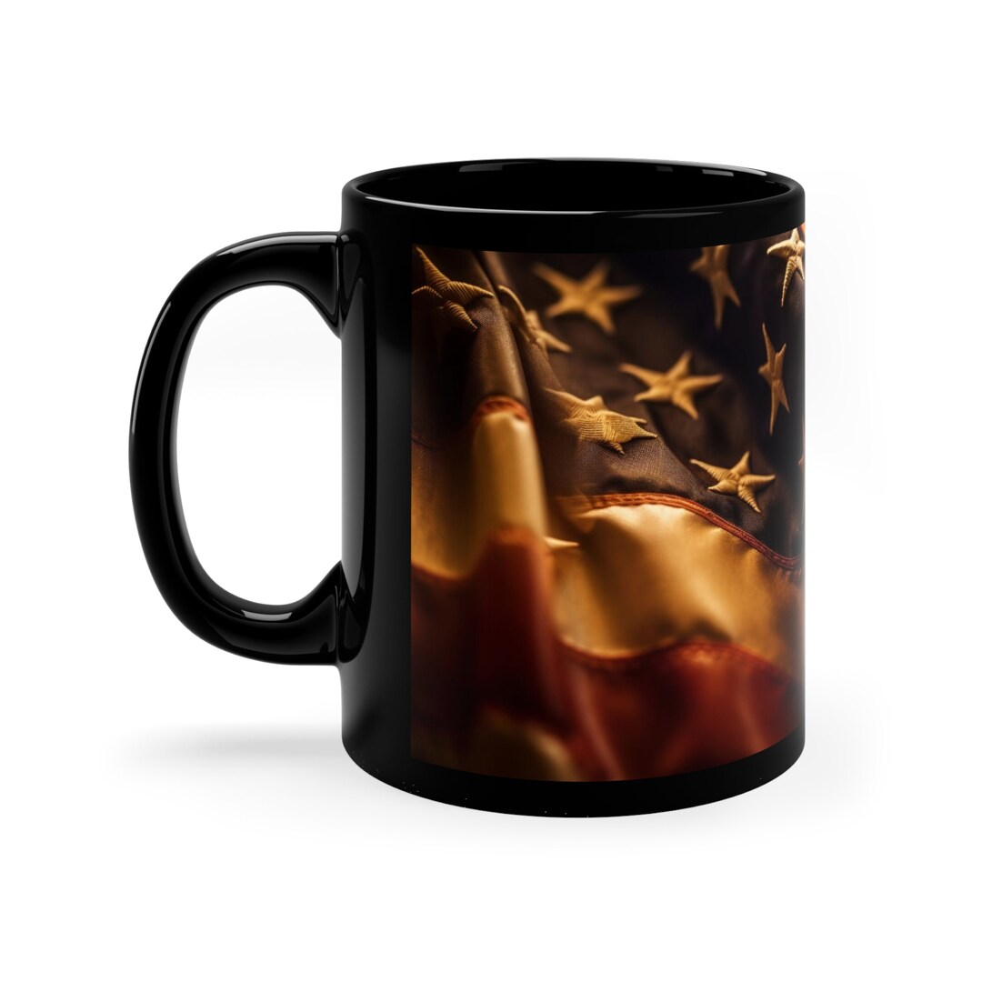 Patriot Coffee Cup Patriotic Mug America Mug USA American Cup, Stars ...