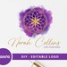 Flower of Life Editable Logo, Instant Access, DIY Canva Template Logo ...