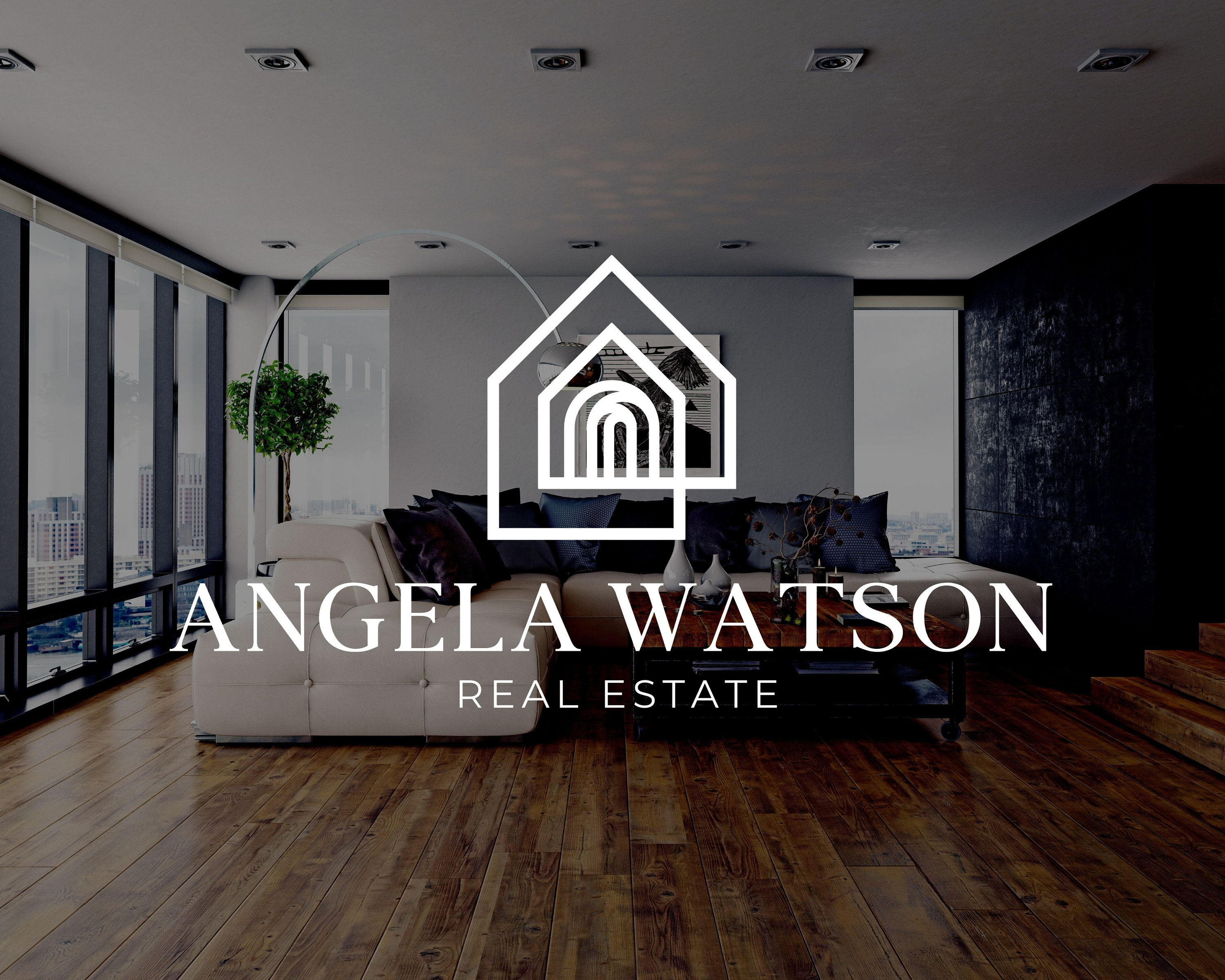 Modern House Realtor Logo Design, Editable Canva Logo Template, Real ...