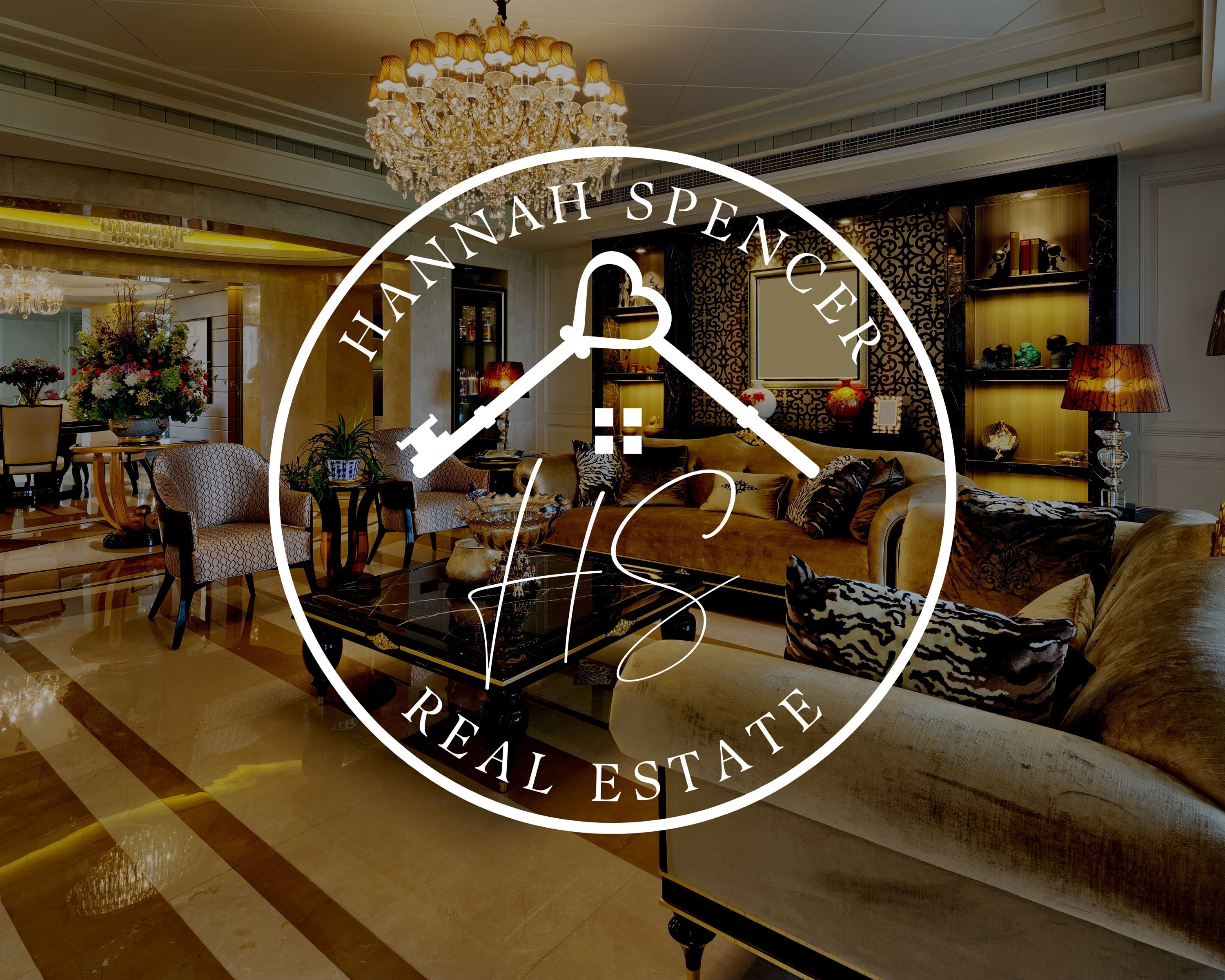 Real Estate Heart Key Logo Design, House Editable Canva Logo Template ...