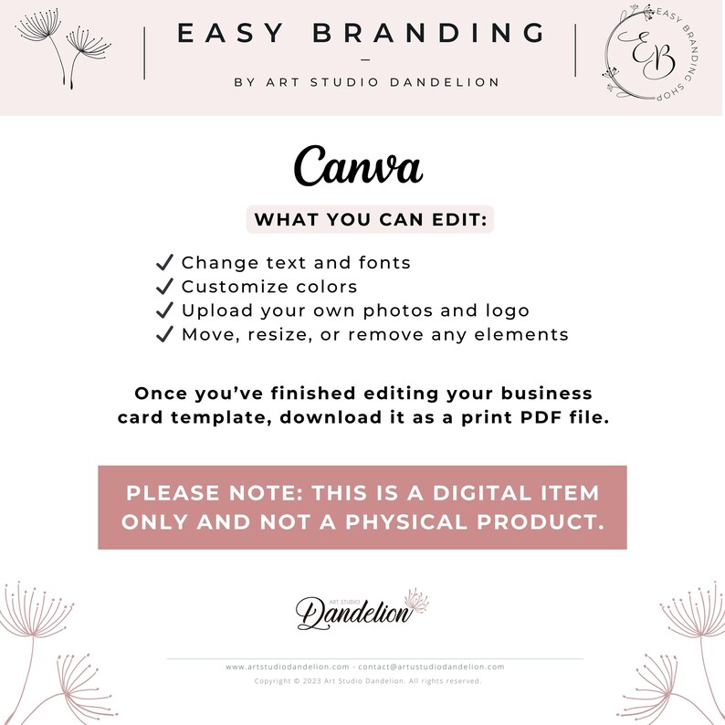 Realtor Business Card Canva Template, Editable Double Sided Design ...