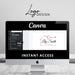 Real Estate Heart Key Logo Design, House Editable Canva Logo Template ...