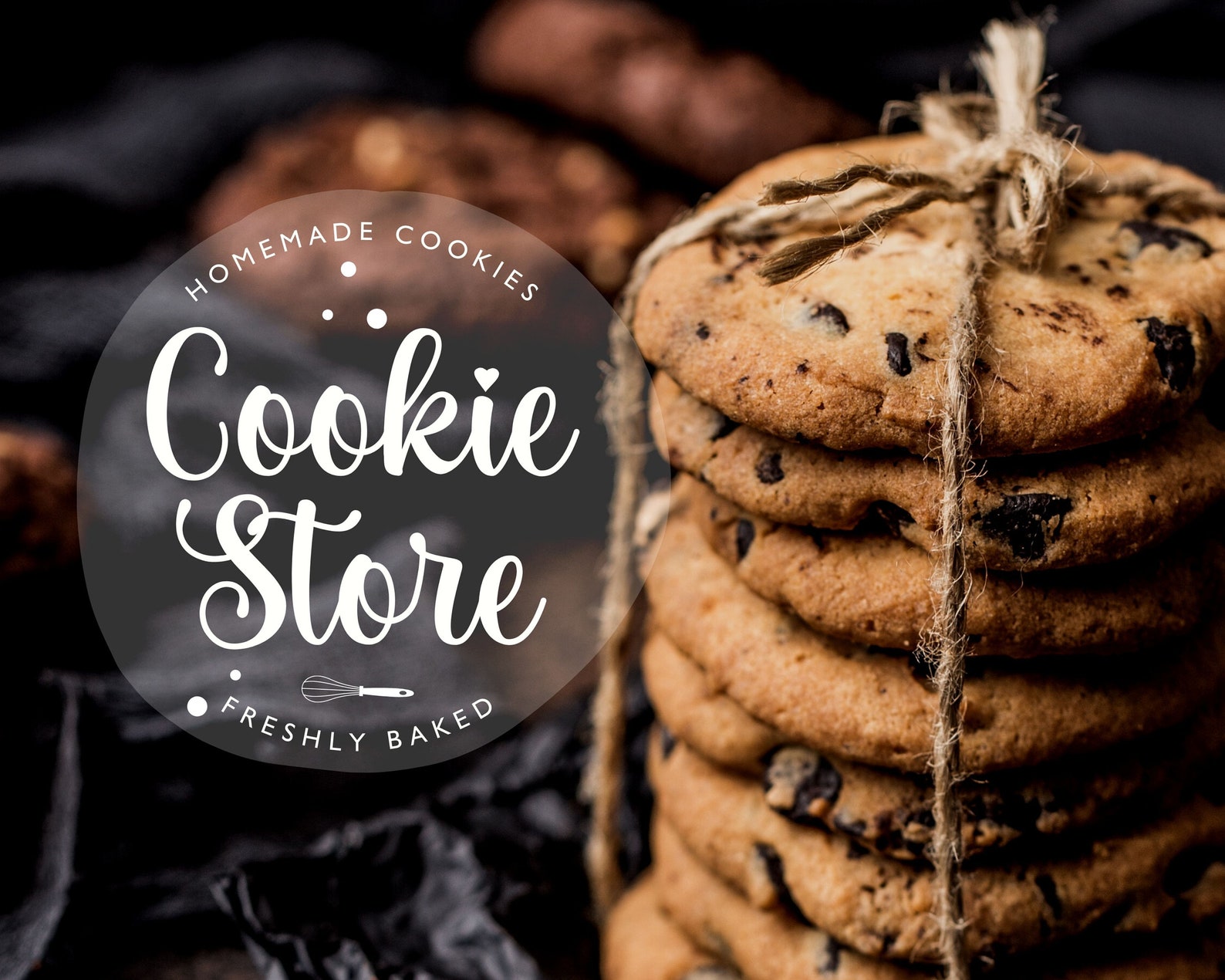 Cookie Shop Canva Logo Template, Bakery Business Branding (editable) - Etsy