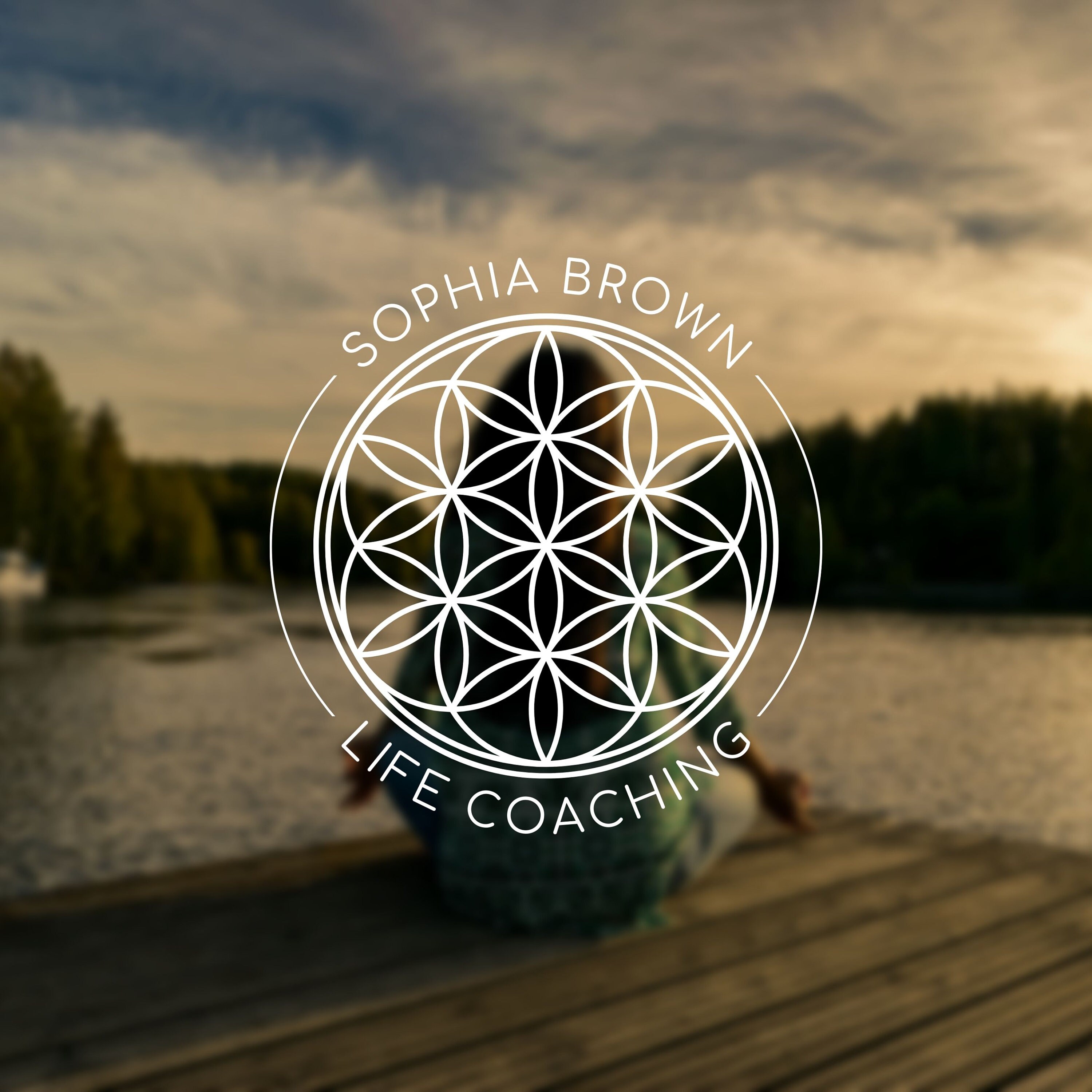 Flower of Life Editable Logo, Instant Access, DIY Canva Template Logo ...