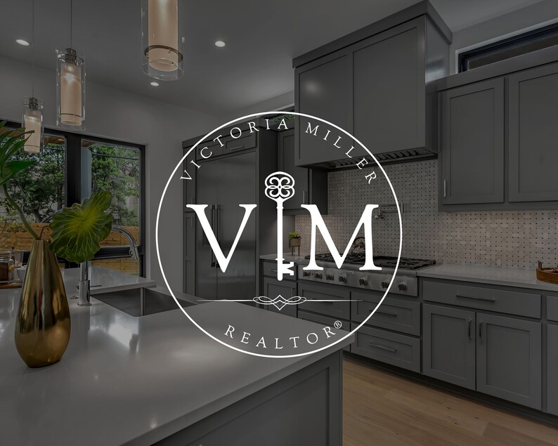 Real Estate Logo Design, Luxury House Editable Canva Logotemplate, DIY Realtor Key & House Logo ...