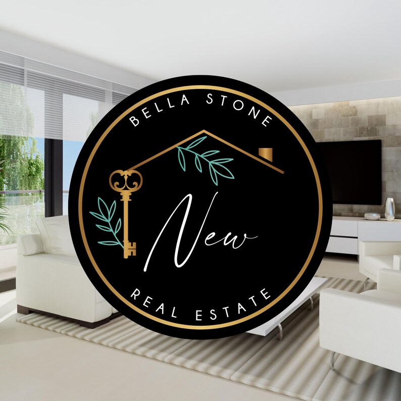 Real Estate Labels Editable Design, DIY Realtor Badges, Real Estate ...