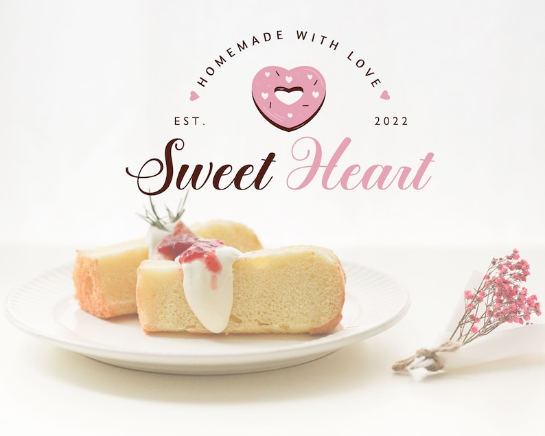 DIY Bakery Canva Logo Template, Editable Pastry Logo Design - Etsy