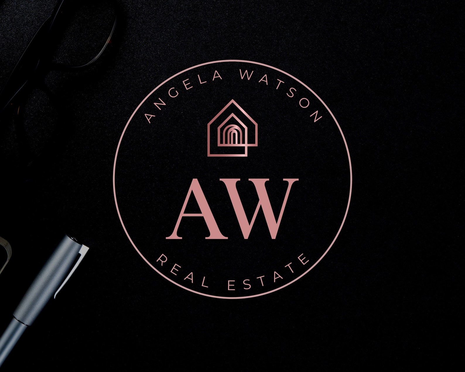 Modern House Realtor Logo Design, Editable Canva Logo Template, Real ...