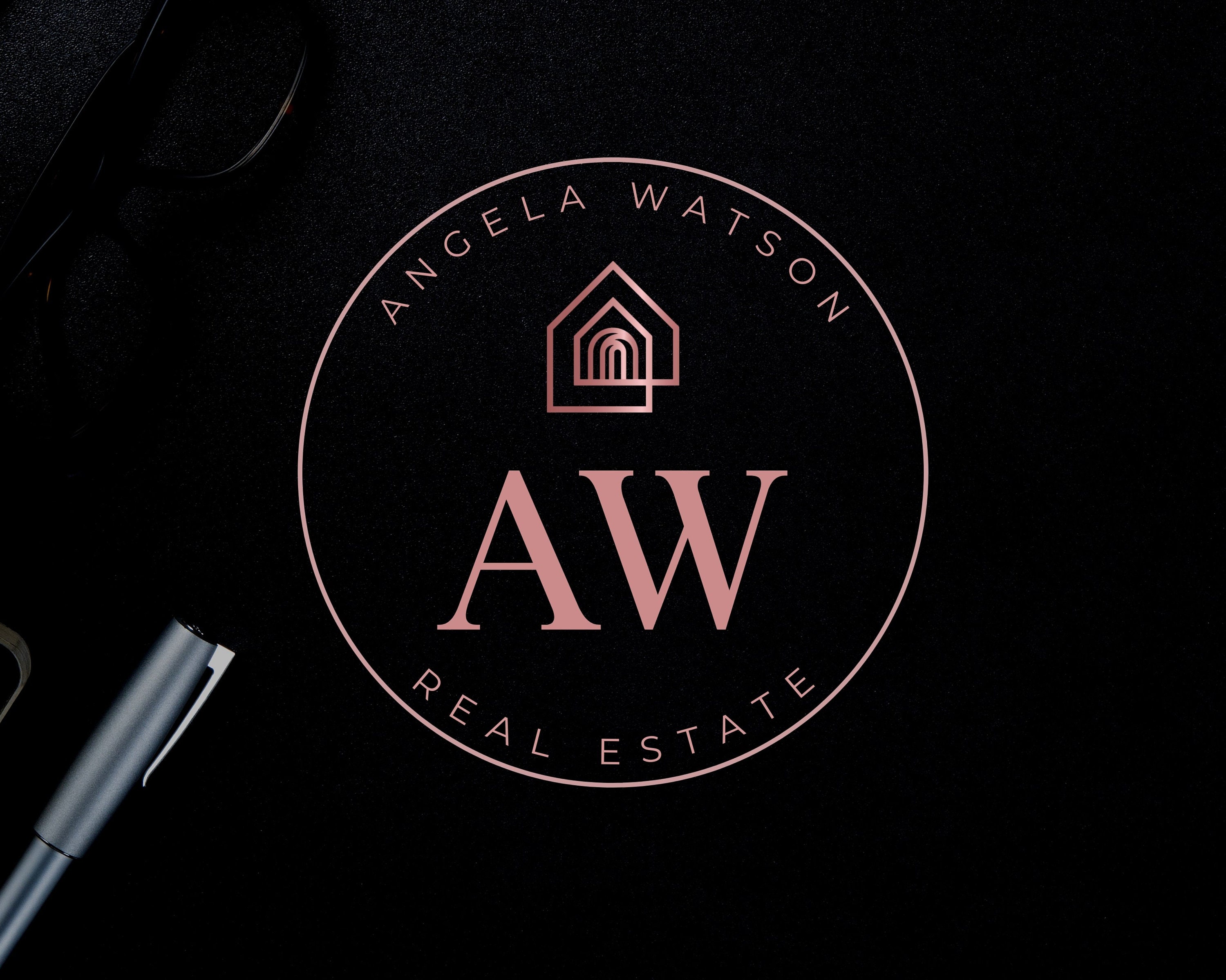 Modern House Realtor Logo Design, Editable Canva Logo Template, Real ...
