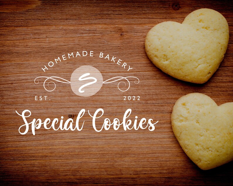 Bakery Canva Logo Template, Cookie Editable Logo, Small Business Baker ...