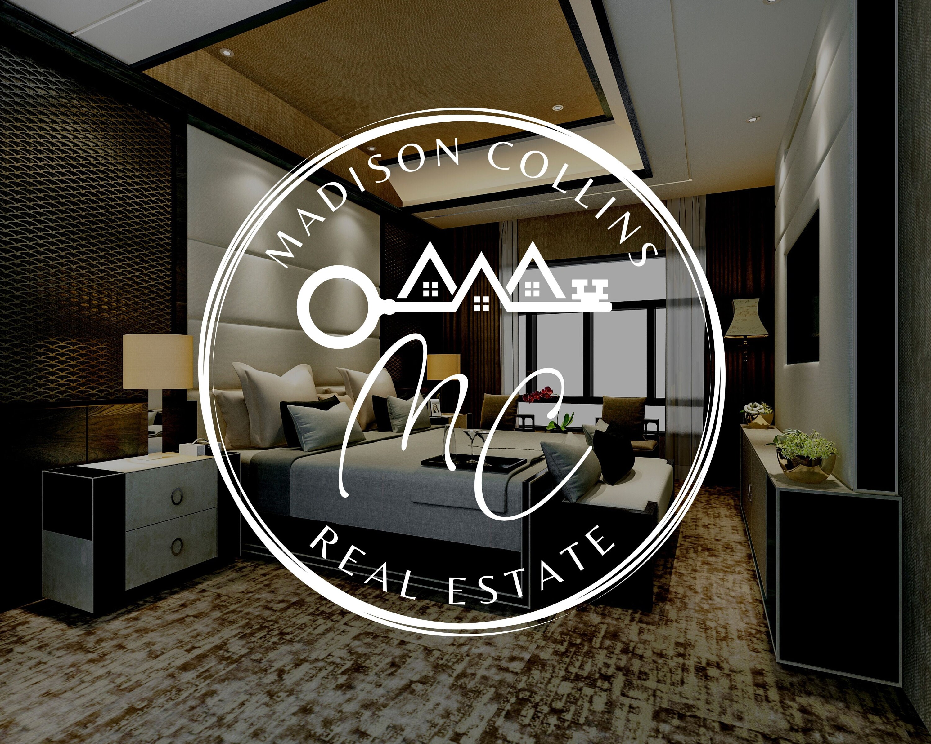 Real Estate Key Logo Design, House Editable Canva Logo Template, DIY ...