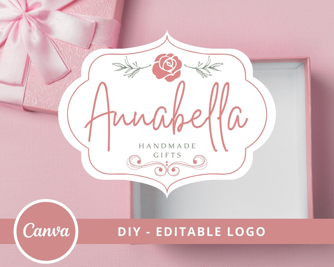 DIY Craft Store Logo, Craft Shop Canva Logo Template, Editable Craft ...