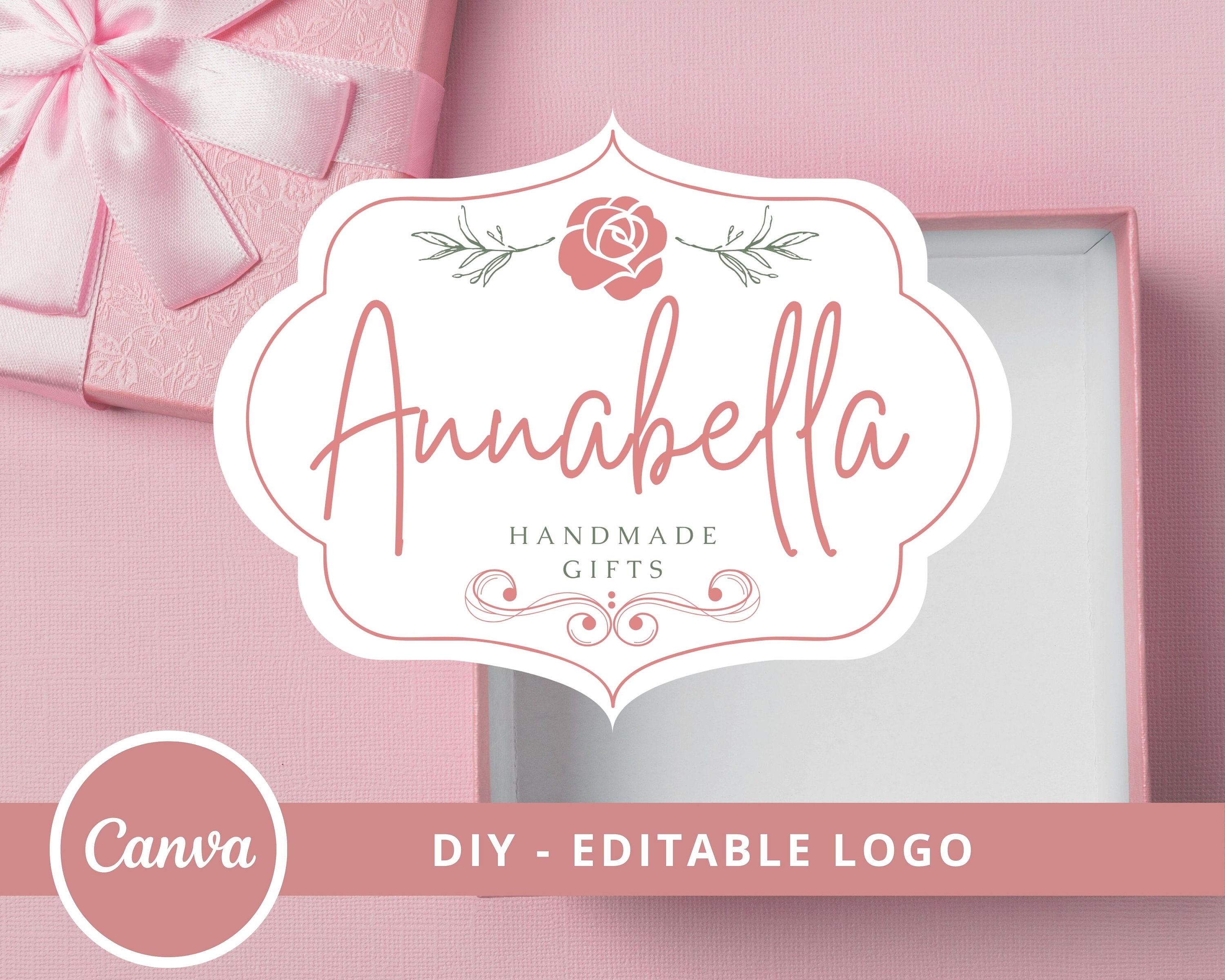 DIY Craft Store Logo, Craft Shop Canva Logo Template, Editable Craft ...