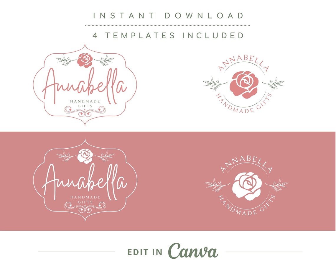 DIY Craft Store Logo, Craft Shop Canva Logo Template, Editable Craft ...