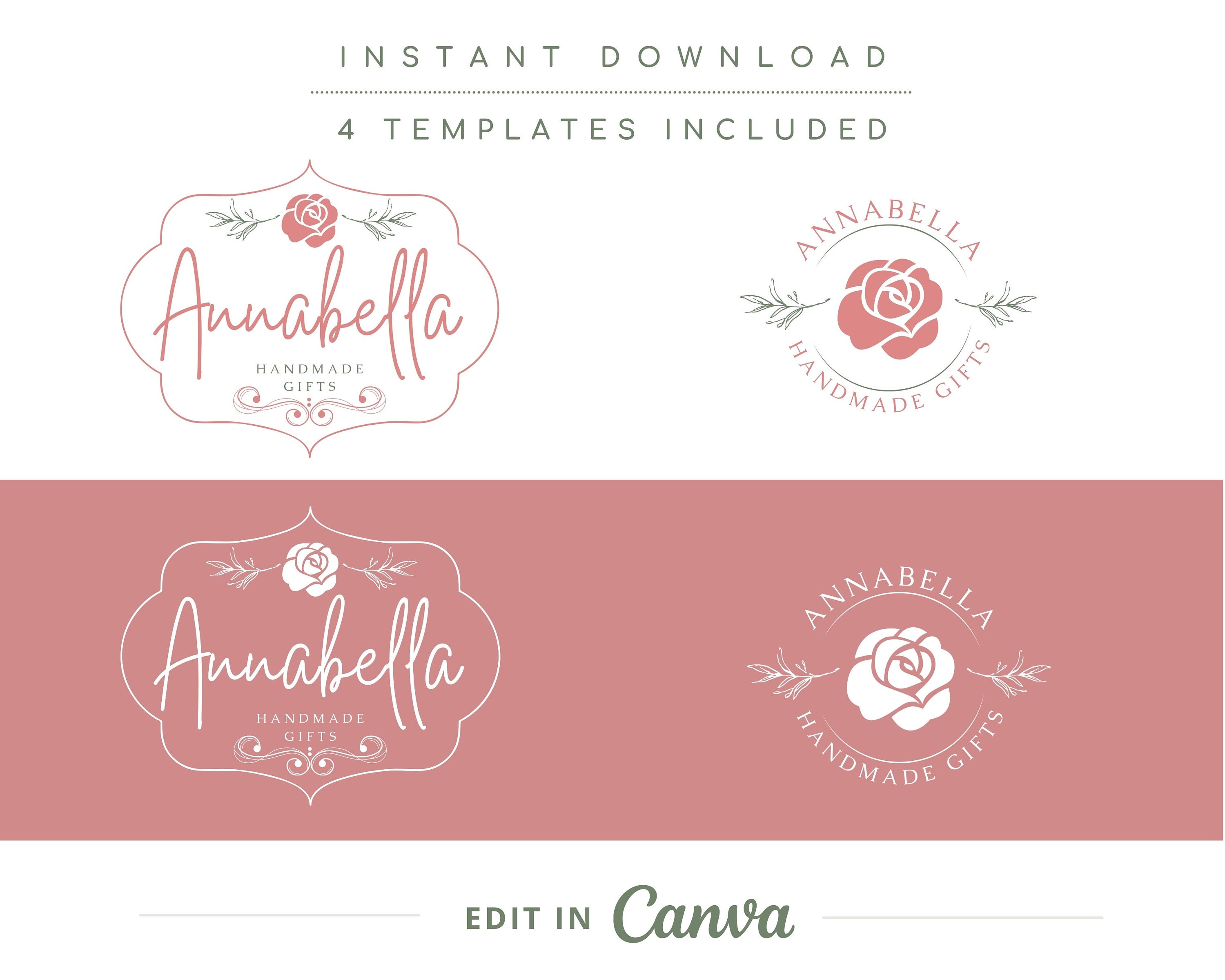DIY Craft Store Logo, Craft Shop Canva Logo Template, Editable Craft ...